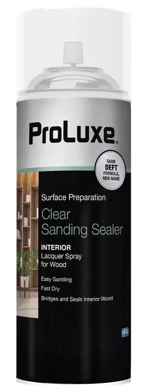 ProLuxe Deft PLX015S/54 12 oz Can of Aerosol Clear Lacquer Sanding ...