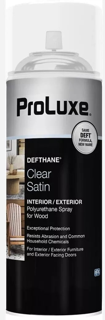 ProLuxe Deft PLX025S/54 11.5 oz Can of Clear Satin Polyurethane Spray ...