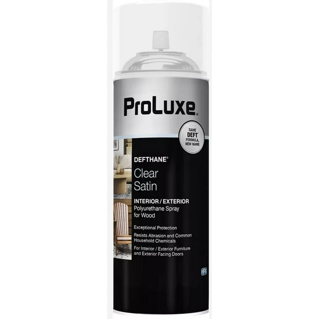 ProLuxe Deft PLX025S/54 11.5 oz Can of Clear Satin Polyurethane Spray ...