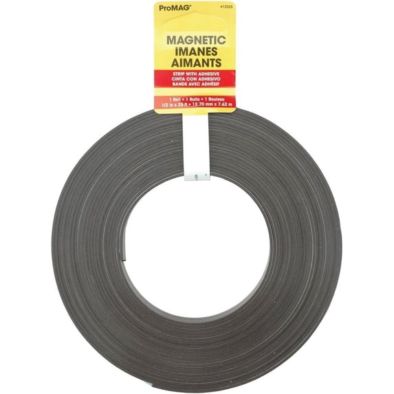 ProMag Adhesive Magnetic Tape-.5"X25' - Walmart.com