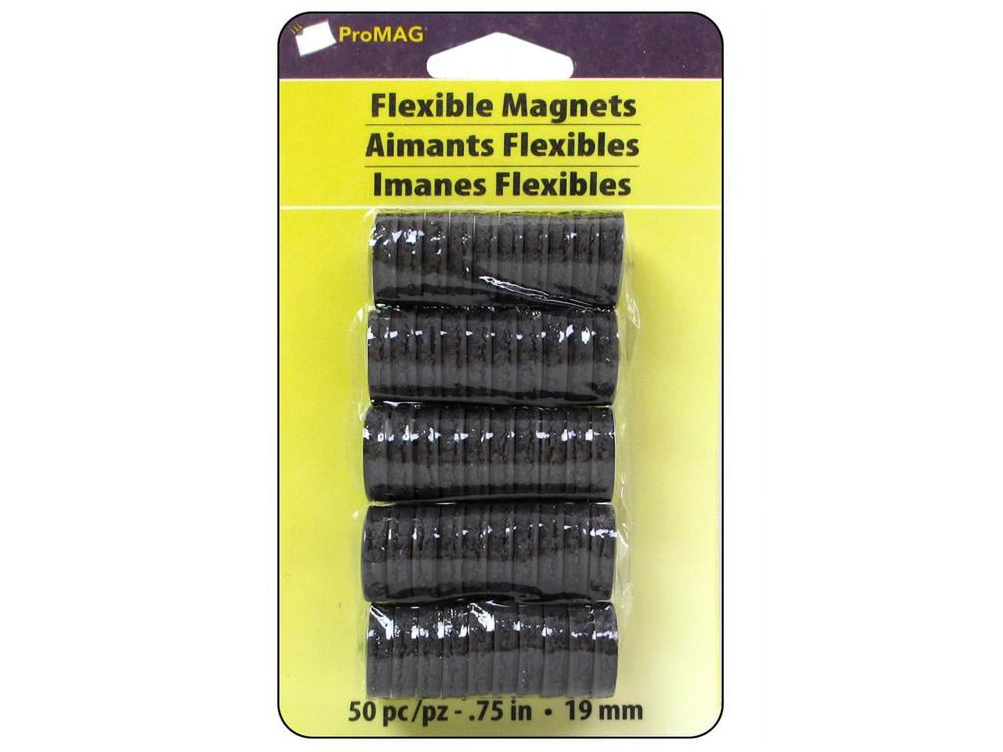 ProMag Flexible Round Magnets, 3/4", 50 Count - Walmart.com