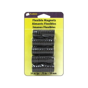ProMag Magnet 3/4" Round Adhesive 100pc - Walmart.com