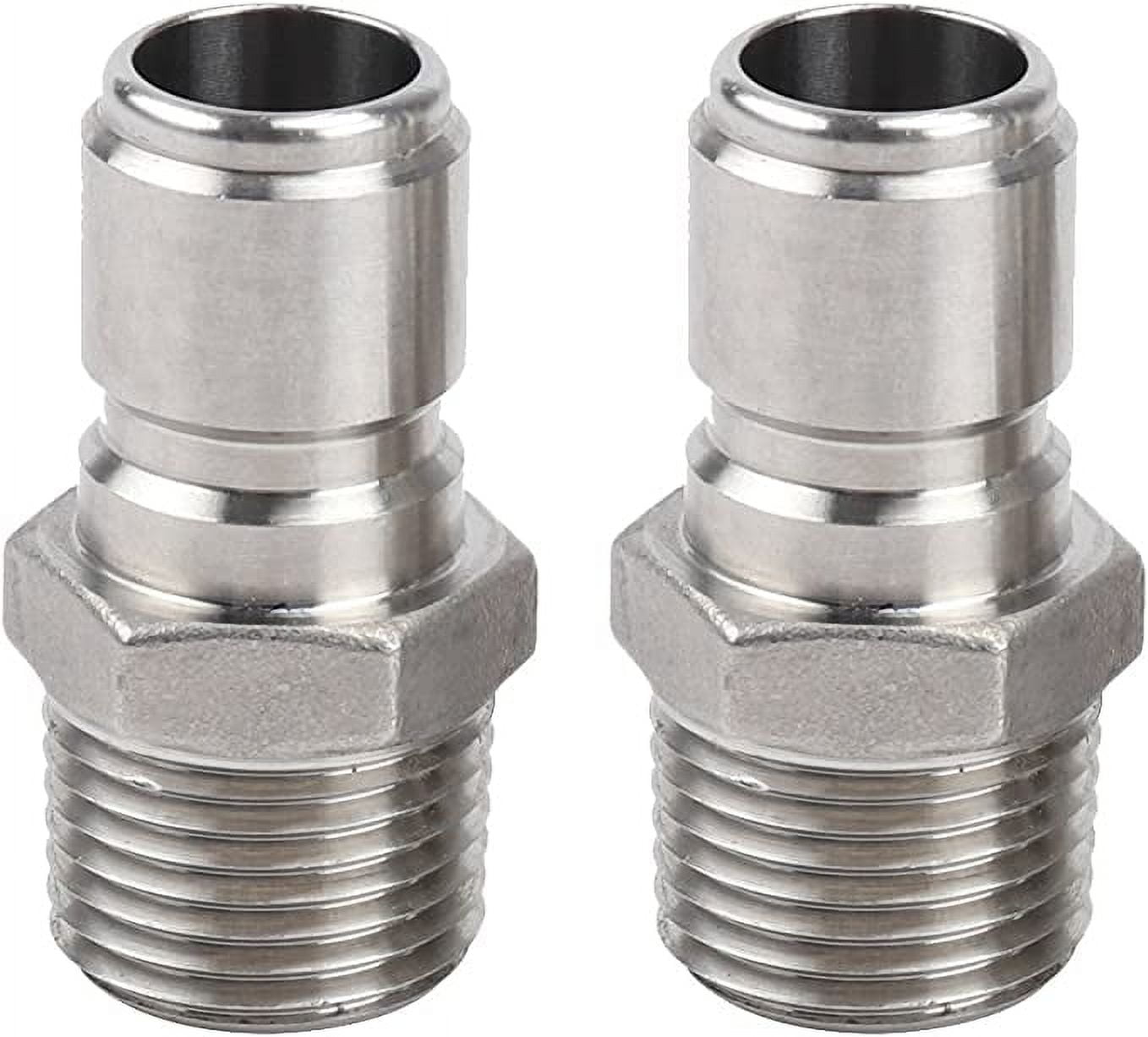 ProMaker 2 Pack Stainless Steel Male Quick Disconnect FPT 1/2" Home ...