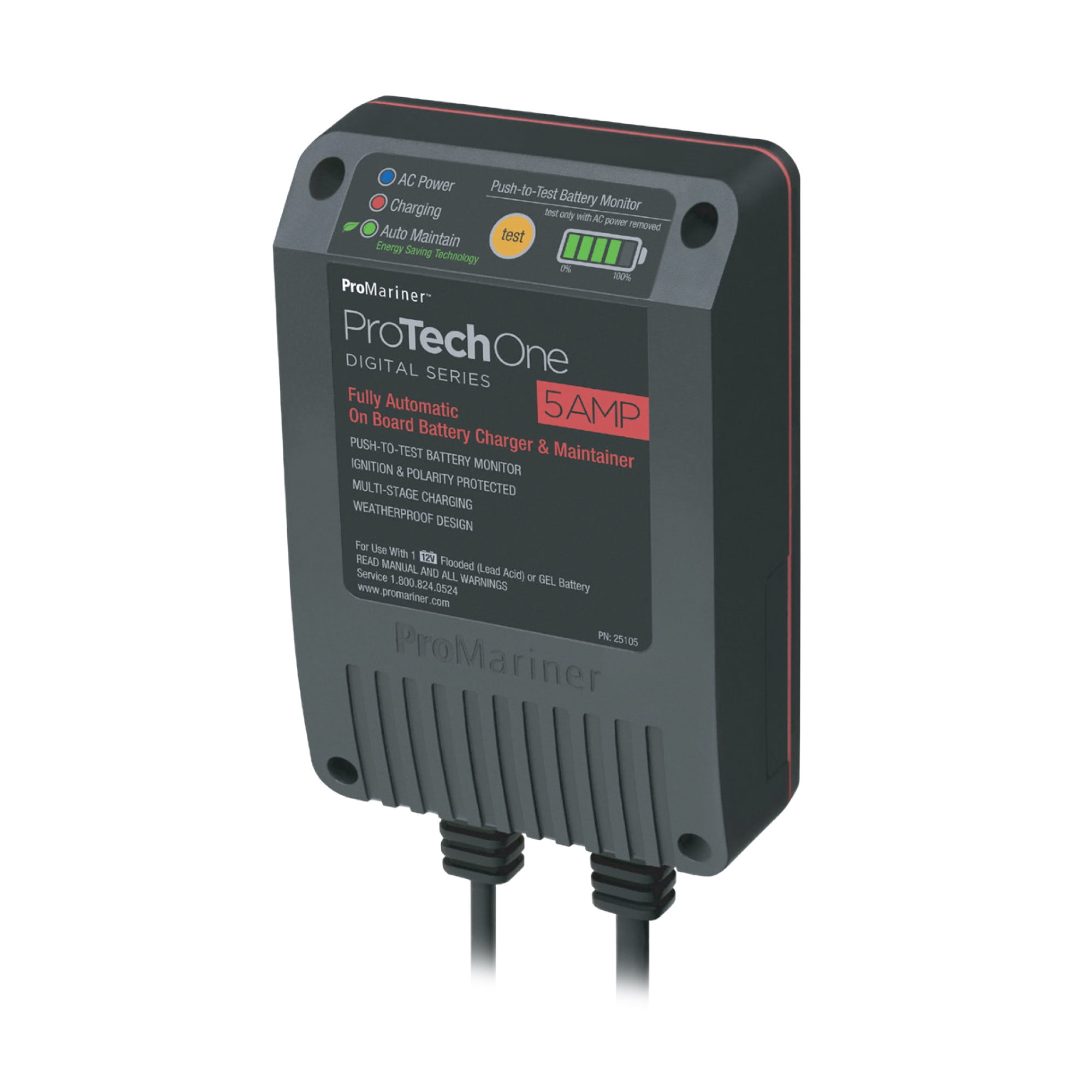 ProMariner 25105 ProTechOne Digital Series On Board Battery Charger and ...