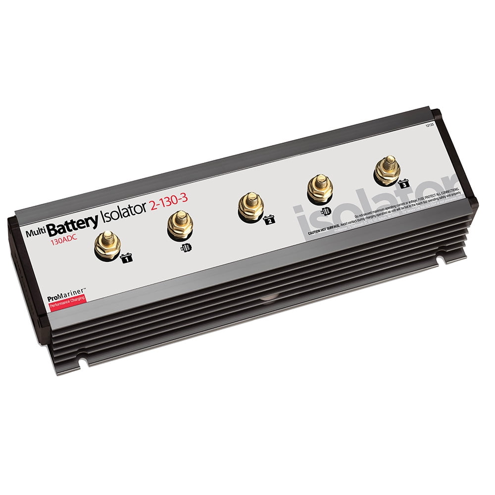 ProMariner Battery Isolator - 130 AMP - 2 Alternator - 3 Battery [12133 ...
