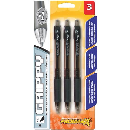 ProMarx Grippy Retractable Pen 3PK RETRACT PENS, Each - Walmart.com