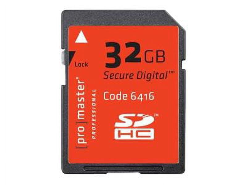 ProMaster PROFESSIONAL - Flash memory card - 32 GB - 600x - SDHC ...