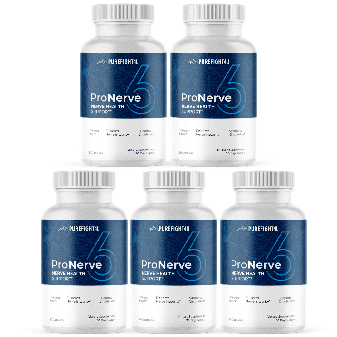 ProNerve 6 Nerve Health Supports Circulation Supplement Capsules 5 ...