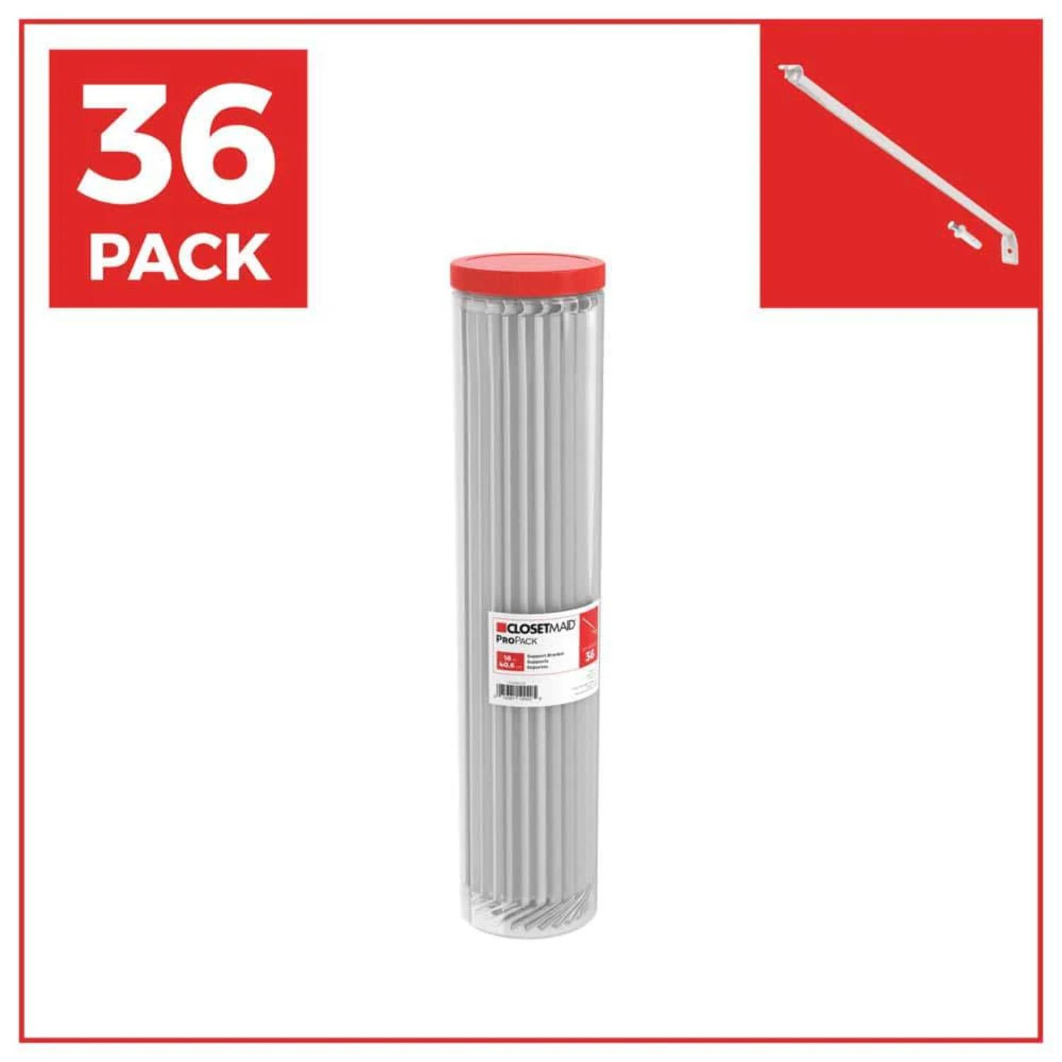 ProPack 16 in. Wire Shelving Support Brackets (36-Piece) - Walmart.com