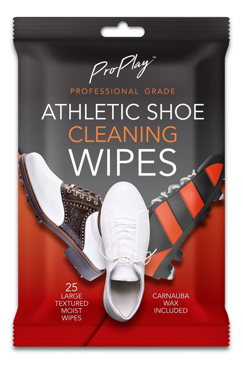 ProPlay Shoe Cleaning Wipes Quick Clean, On-the-Go Use, for Sneakers ...