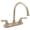 Proplus 120375 Kitchen Faucet With Gooseneck Spout And 8 Centers, Non ...