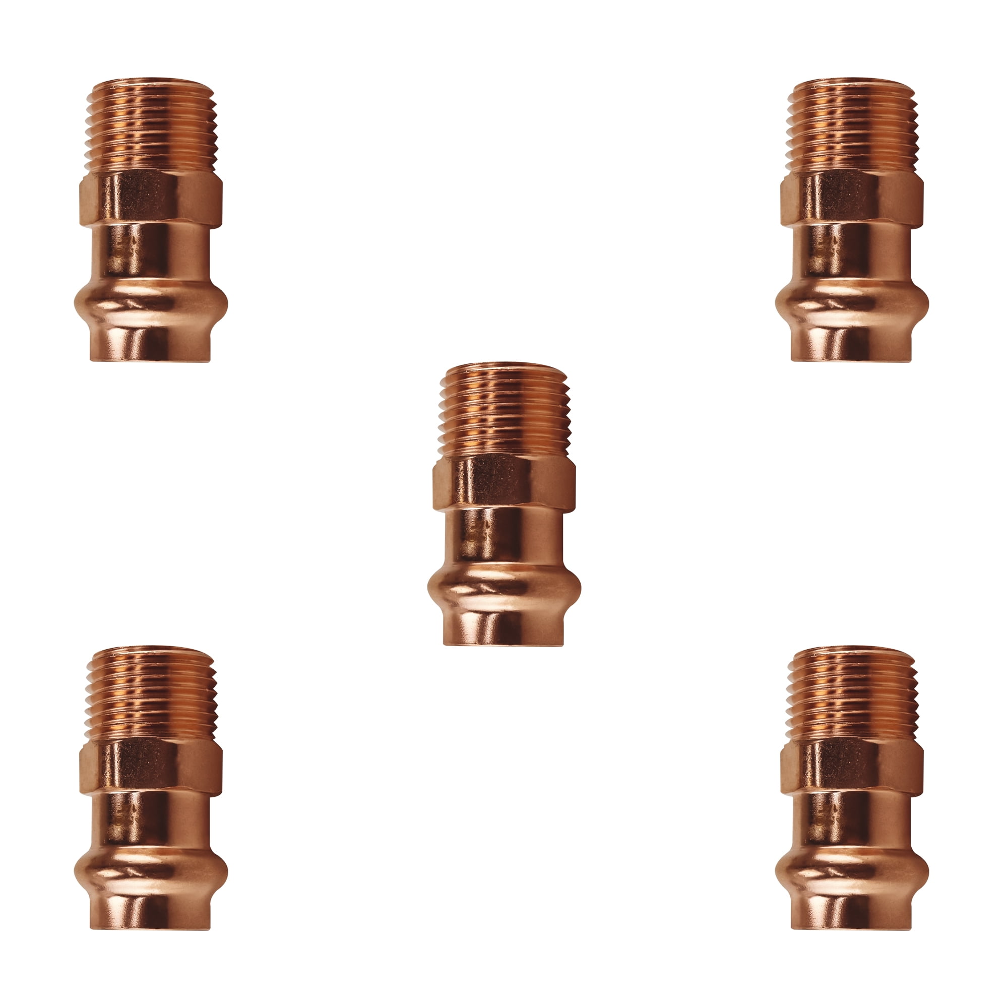 ProPress Fitting Adapter with Male – 1/2 by 1/2 P x Male NPT Zero Lead ...