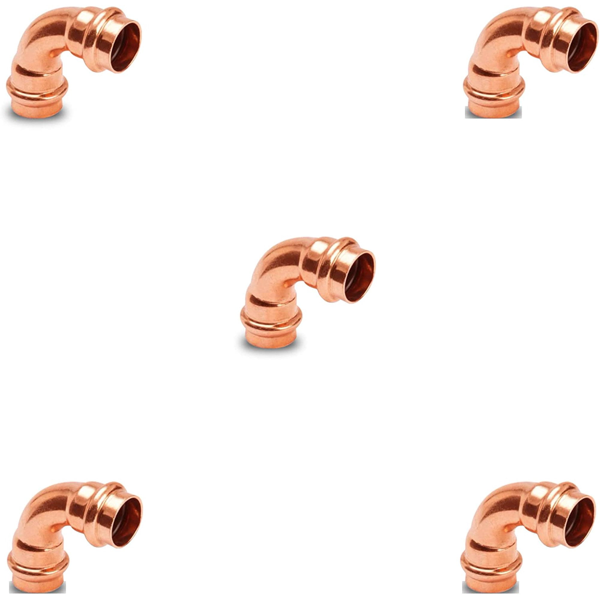 ProPress Plumbing Copper Fitting - Lead-Free 90-Degree PEX Elbow Copper ...