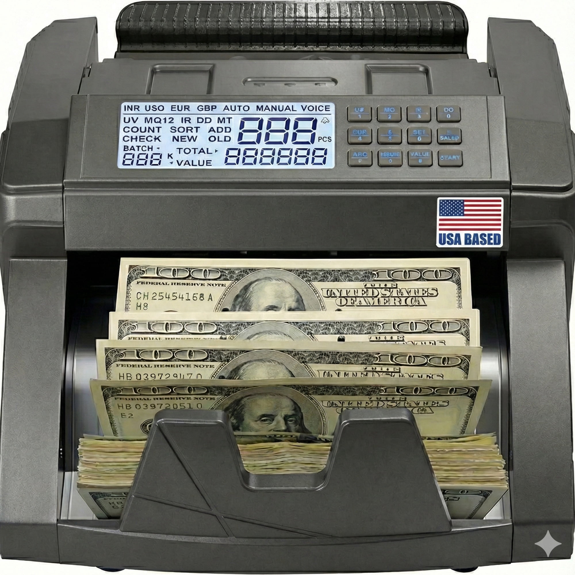 ProScan Elite High-Speed Money Counter with Dual TFT Display & 3-Point ...