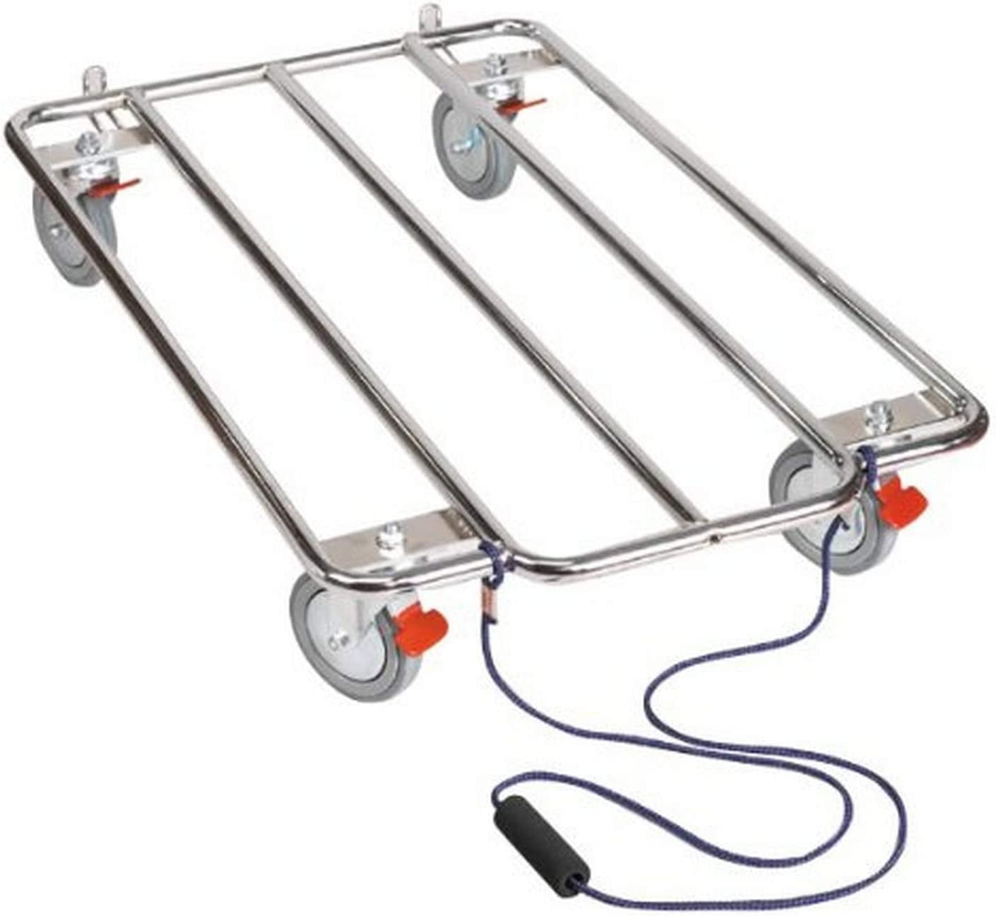 ProSelect Kennel Karts — Heavy-Duty Steel Chrome Carts with Wheels ...