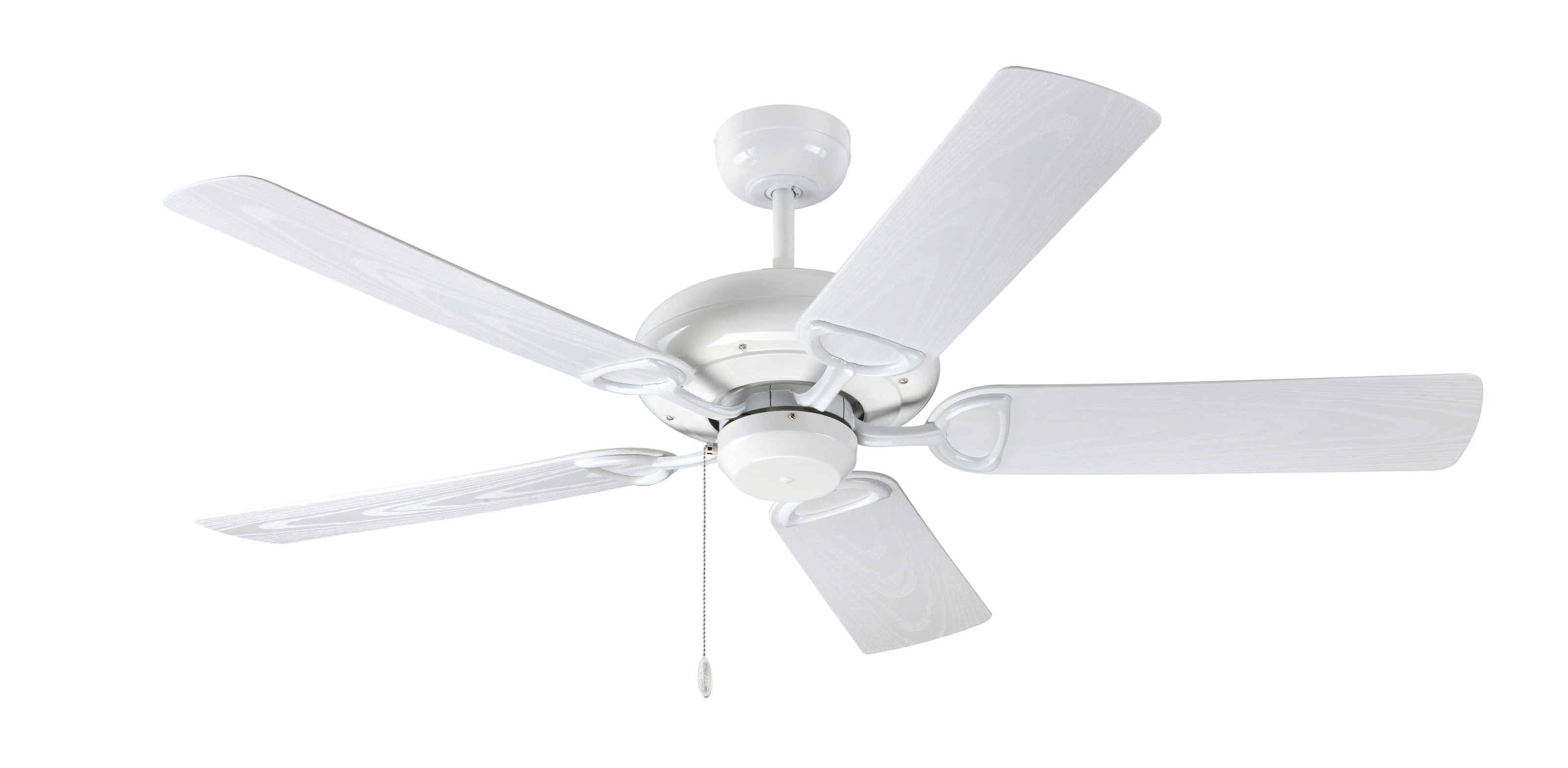 ProSeries Builder 52 in. Indoor/Outdoor Rated Pure White Ceiling Fan ...