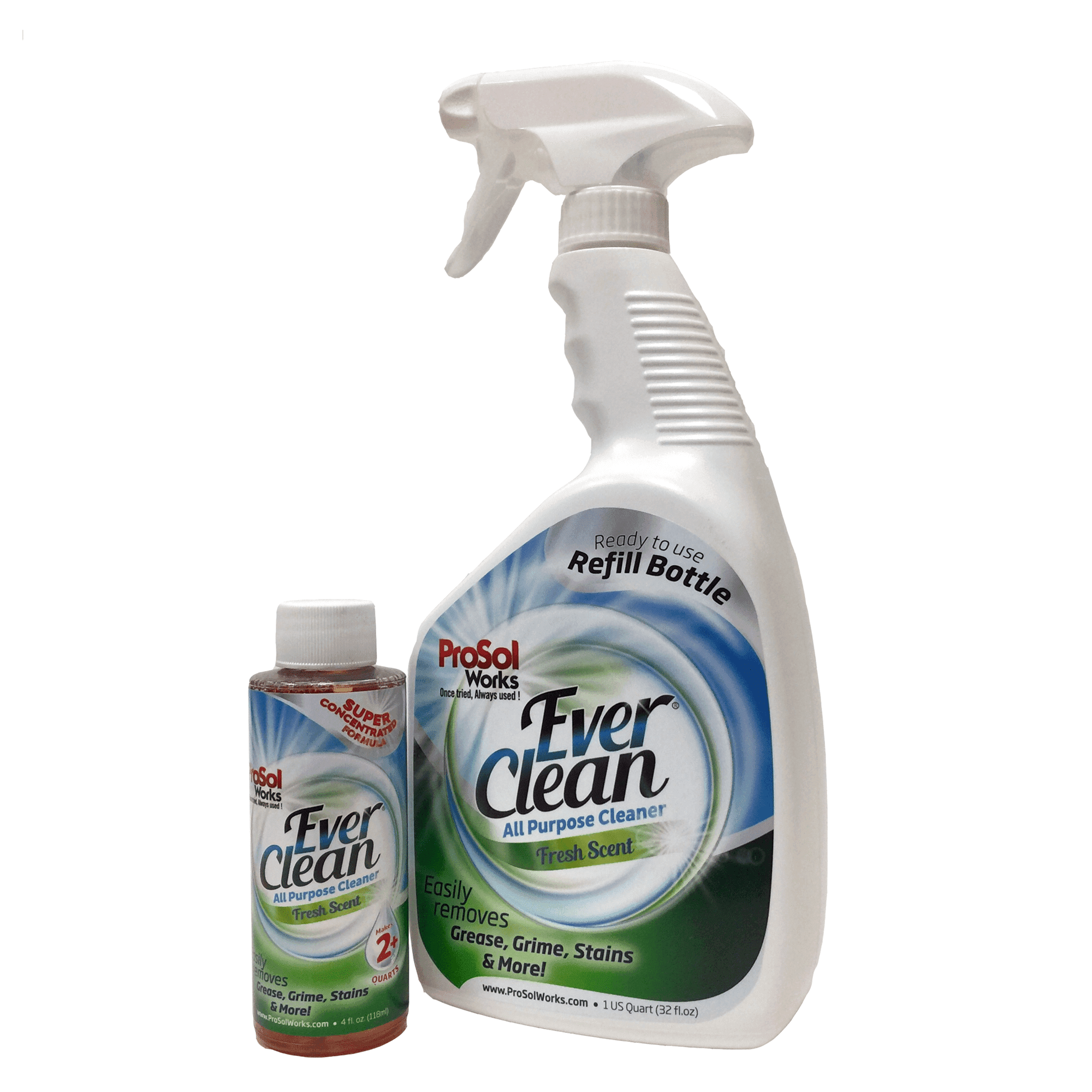 ProSol Works - All Purpose Cleaner Spray 4oz With Empty Cleaning Spray ...