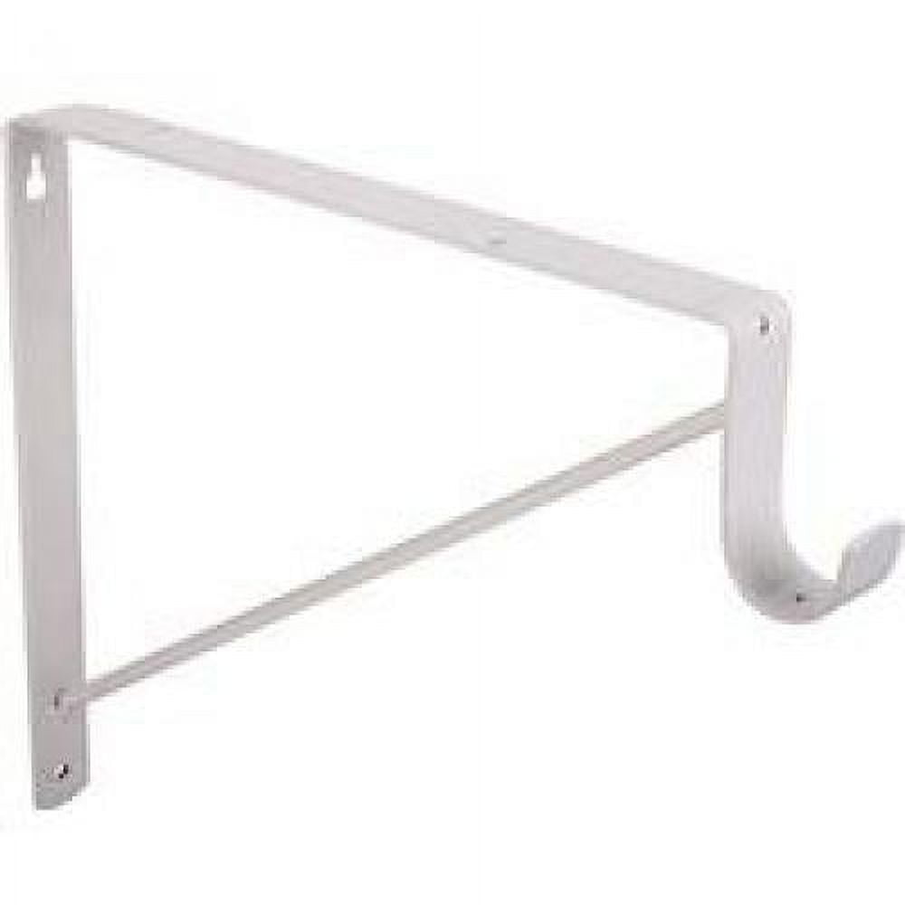 ProSource 1820737 Heavy Duty Shelf and Rod Support 220 lb/pair 9-3/4 in ...