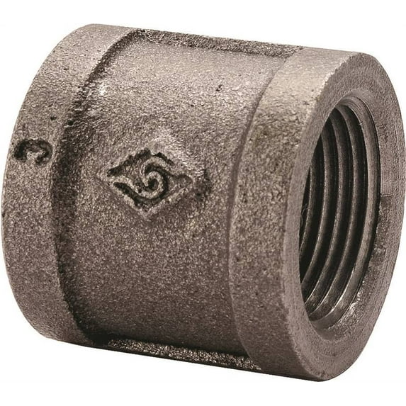 ProSource 21-1/2B Pipe Coupling, 1/2 in, FIP, Steel, SCH 40 Schedule ...