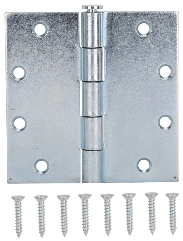 ProSource 2918472 Wide Utility Hinge, 8 Hole, 5 in L x 5 in W Door Leaf ...