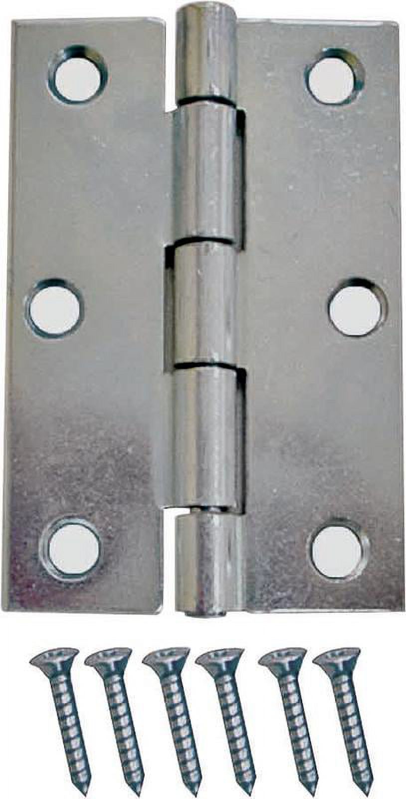 ProSource 2930329 Narrow Utility Hinge, 6 Hole, 2-1/2 in L x 1-11/16 in ...