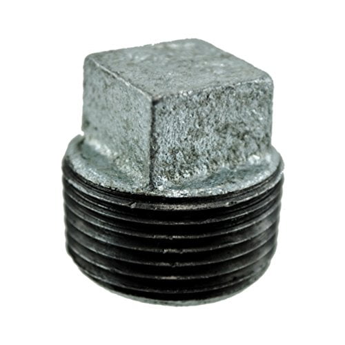 Worldwide Sourcing Square Head Pipe Plug 3/4 In Screwed 150 Psi Malleable Iron - Walmart.com