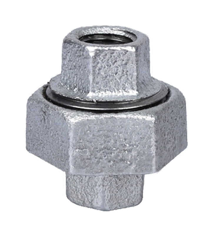 ProSource 34B-1G Pipe Union, 1 in, Threaded, Malleable Iron, 40 ...