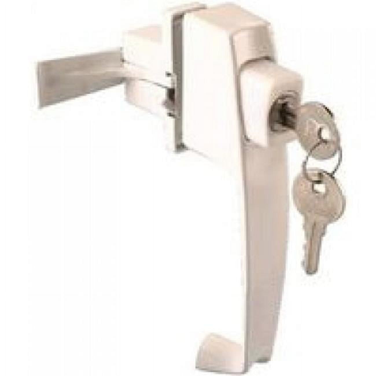 ProSource Pushbutton Latch, Zinc, White, Key Lock Hardware Handle, 5/8 ...