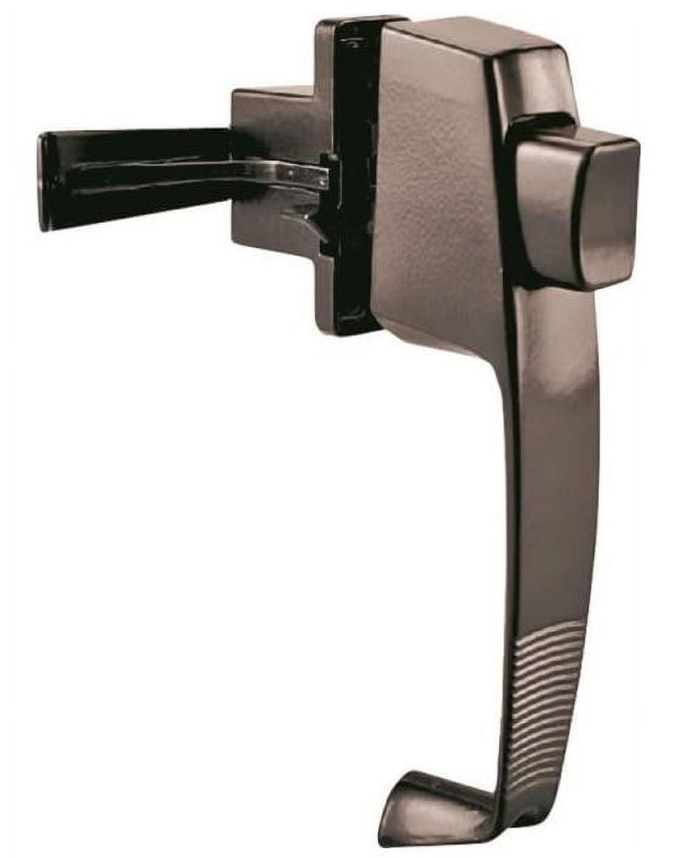 ProSource 47020-U-PS Pushbutton Latch, Zinc, Black, 5/8 to 1-1/2 in Thick Door, 5/8 in Backset ...