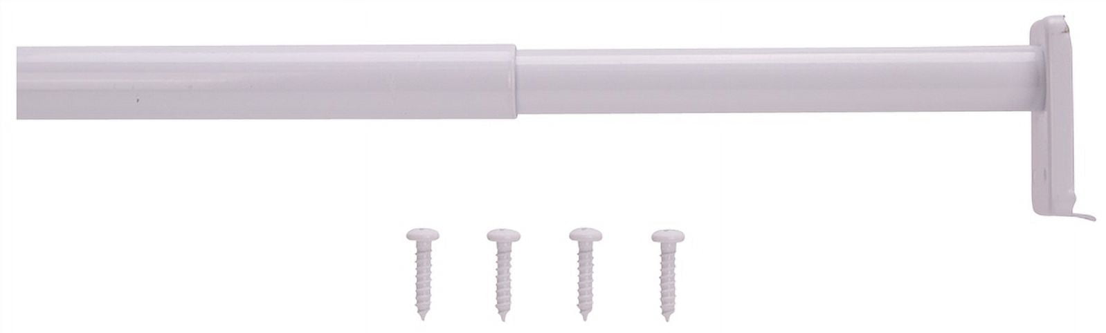 Prosource Long Extension Metal Closet Rod Extender, Adjustable 18 to 30 ...