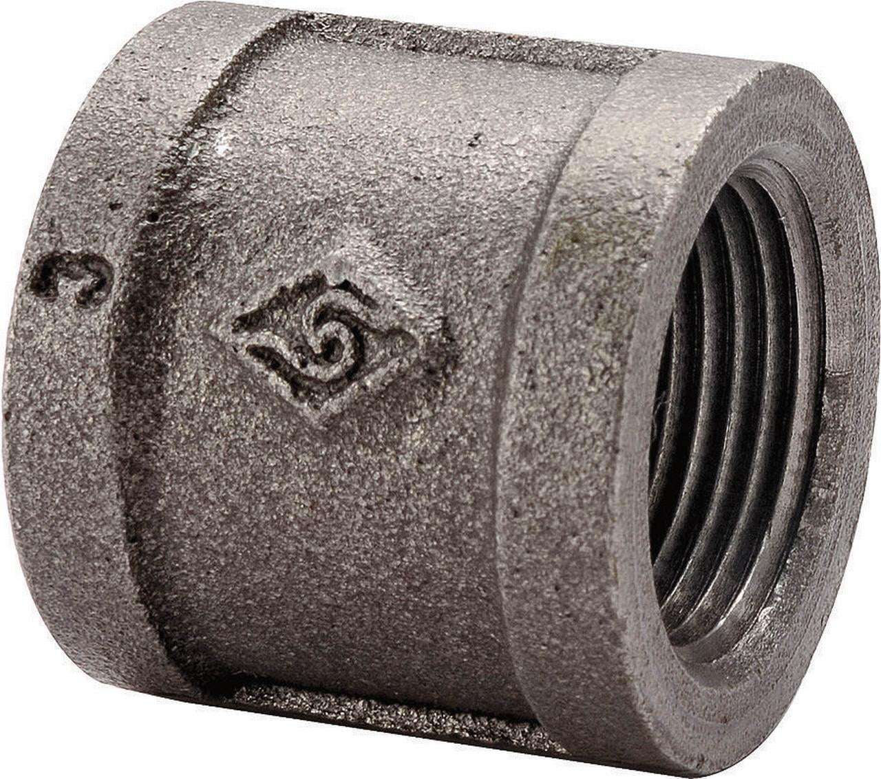 ProSource B220 6 Pipe Coupling, 1/8 in, FIP, Steel, SCH 40 Schedule ...
