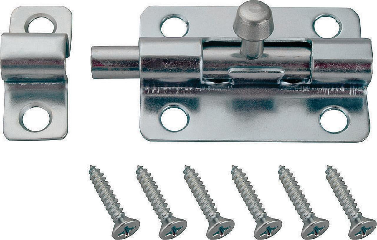 ProSource CL-701-PS Barrel Bolt, 0.31 Dia in Bolt Head, 6 in L Bolt ...