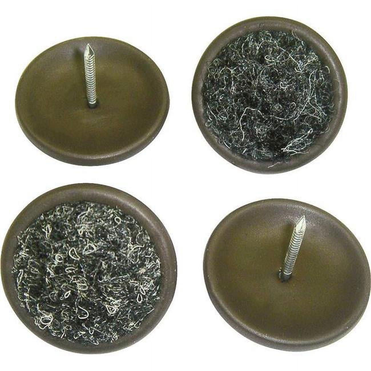 ProSource Carpeted Nail-On Furniture Slide Glide, 1-1/4 In Dia ...