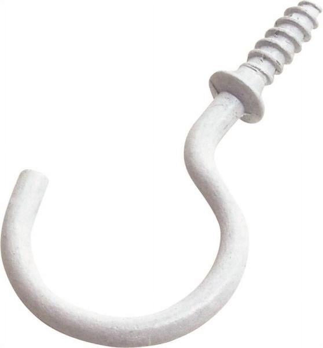 ProSource Cup Hook Steel Polished Brass White Painted - Walmart.com
