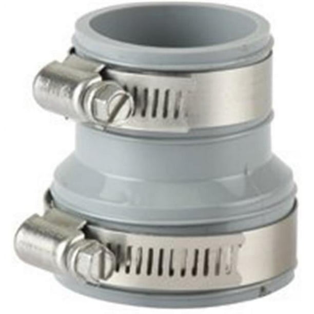 ProSource DTC-215 Drain Trap Connector, 2 in, PVC, Gray - Walmart ...