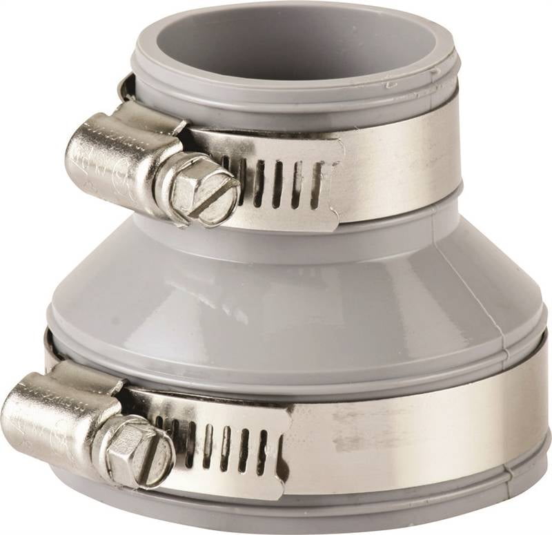 ProSource DTC-215 Drain Trap Connector, 2 in, PVC, Gray - Walmart.com