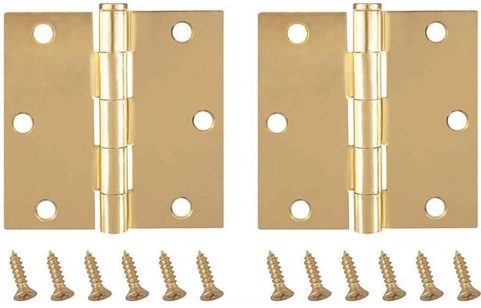 ProSource Door Hinge 3-1/2 In L X 3-1/2 In W Door Leaf 6 Holes 2.2 Mm ...