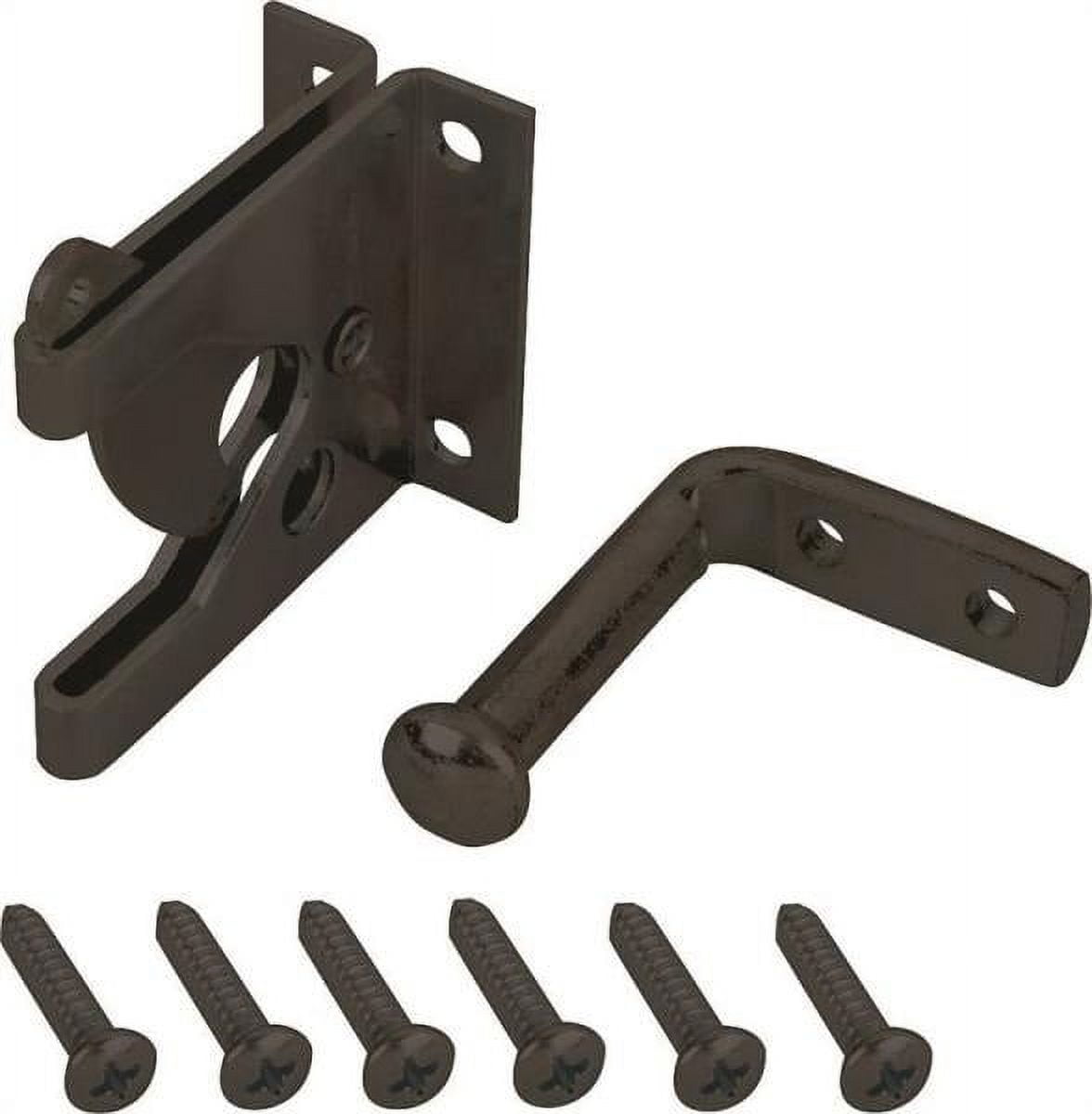 Prosource 33199PKS-PS Outswing Gate Latches, Steel, Powder Coated Black ...