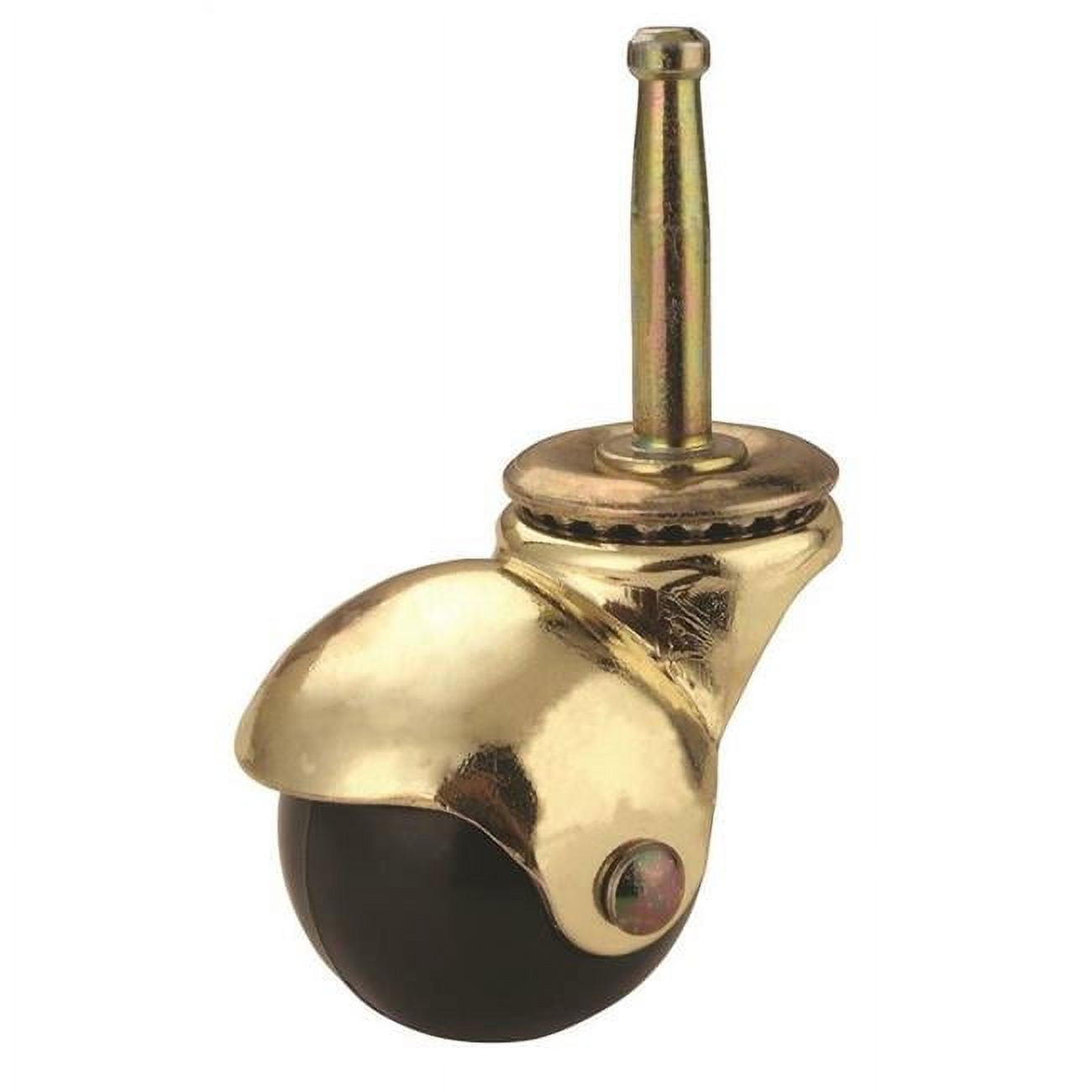 ProSource JC-E02-PS Caster, 1-5/8 in Dia Wheel, 1-5/8 in W Wheel, Black ...