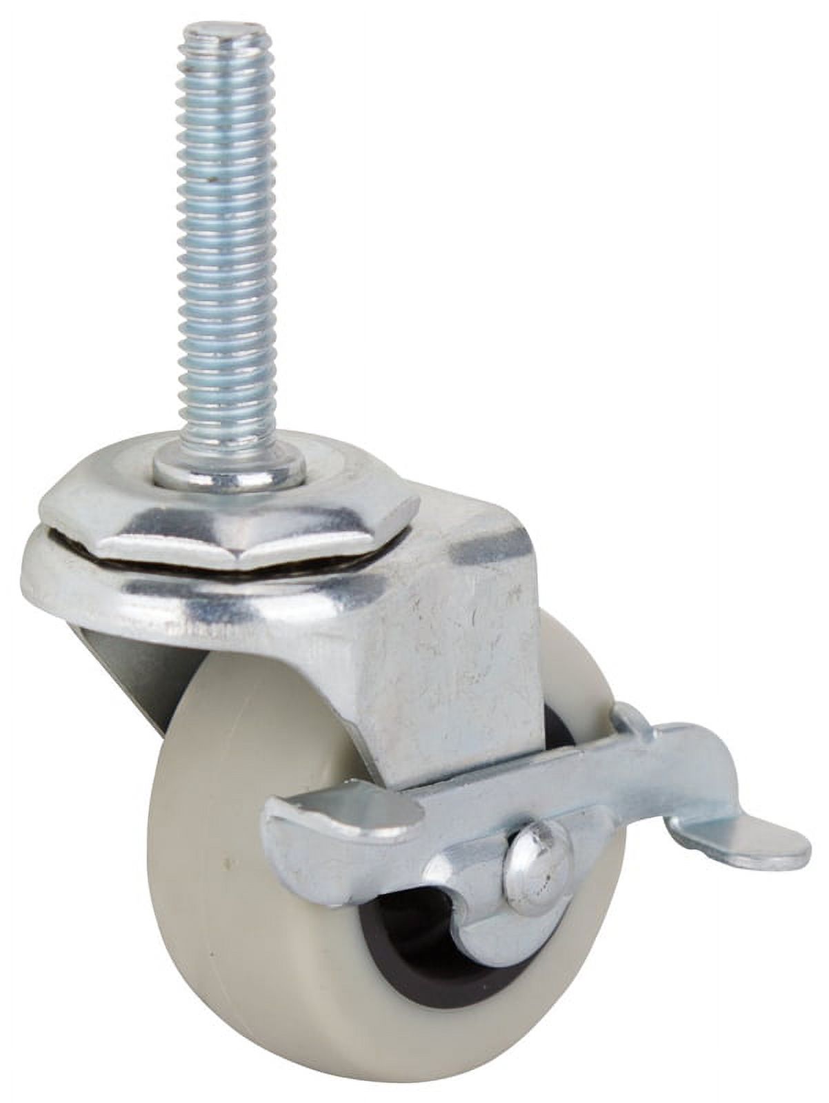 ProSource JC-N07-G Swivel Caster with Brake, 2 in Dia Wheel, 2 in W ...