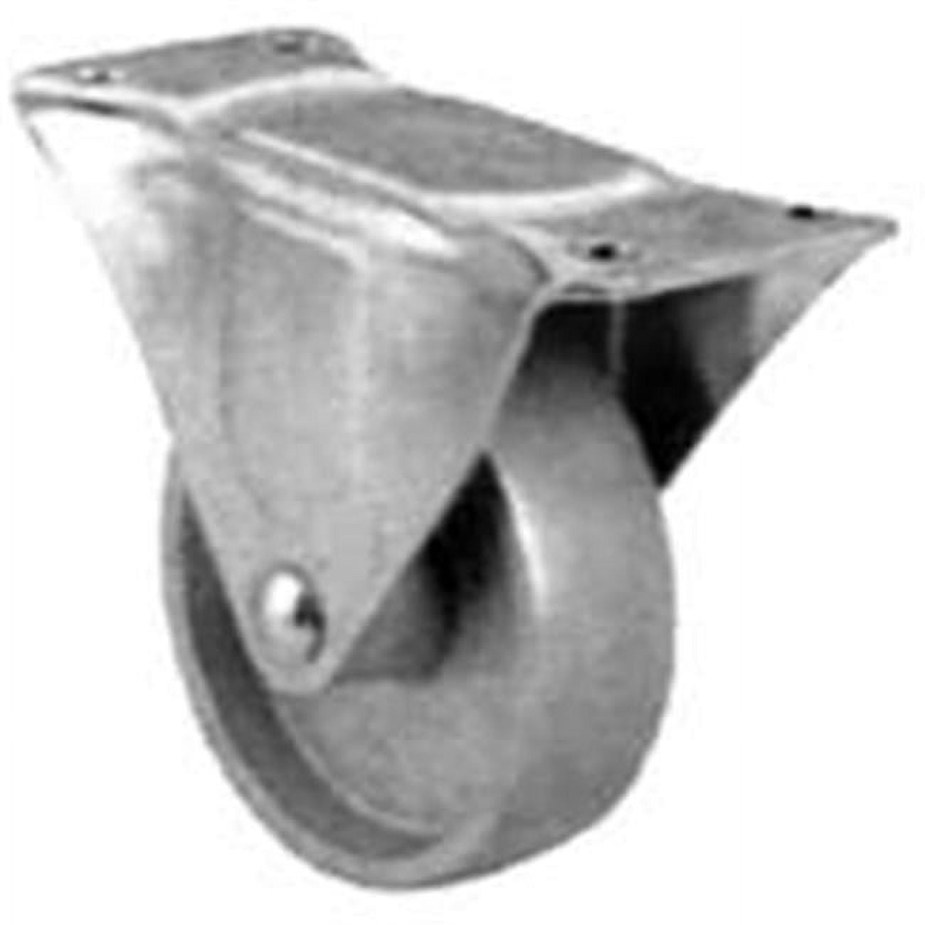 ProSource JC-S03 Rigid Caster, 3 in Dia Wheel, 1-1/4 in W Wheel, Steel ...