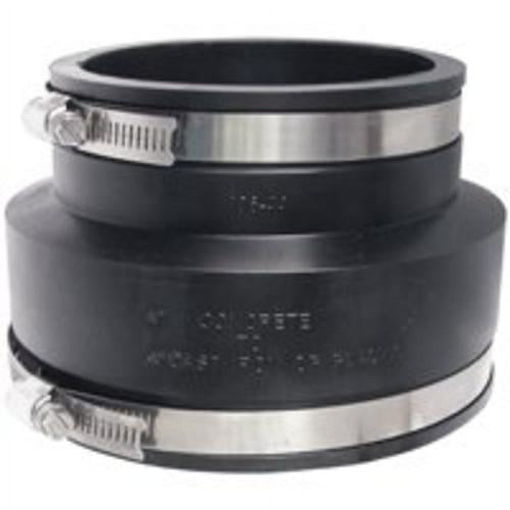 ProSource KJ-021 Coupling, 4 x 4 in, PVC, Black - Walmart.com