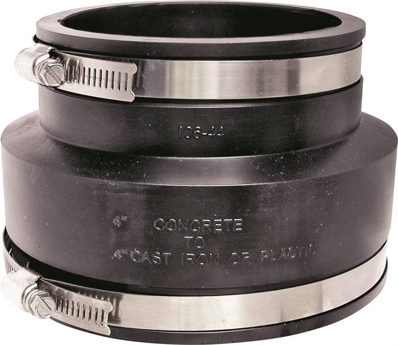 ProSource KJ-021 Coupling, 4 x 4 in, PVC, Black - Walmart.com