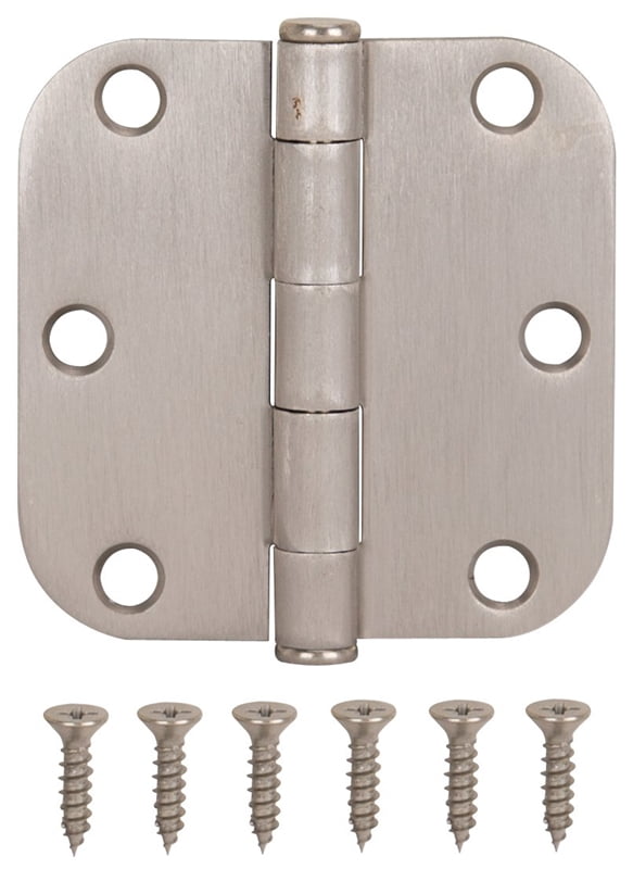 ProSource LR-702-PS Door Hinge, Steel, Satin Nickel, Loose Pin, 180 deg ...