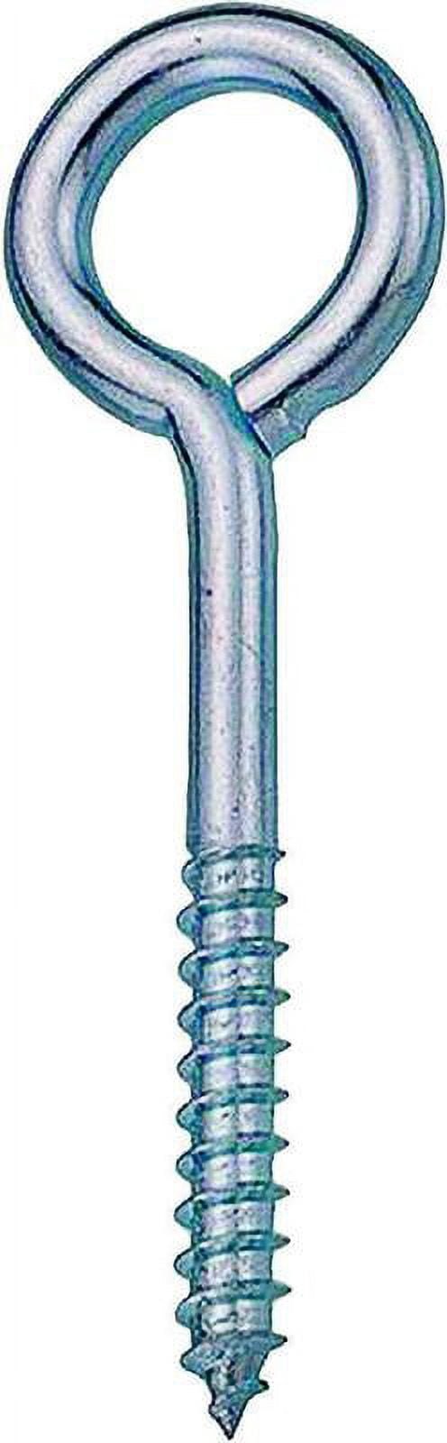 Prosource LR248 Lag Thread Lag Screw Eye, 1/4 in x 3 in, Steel, Bright ...