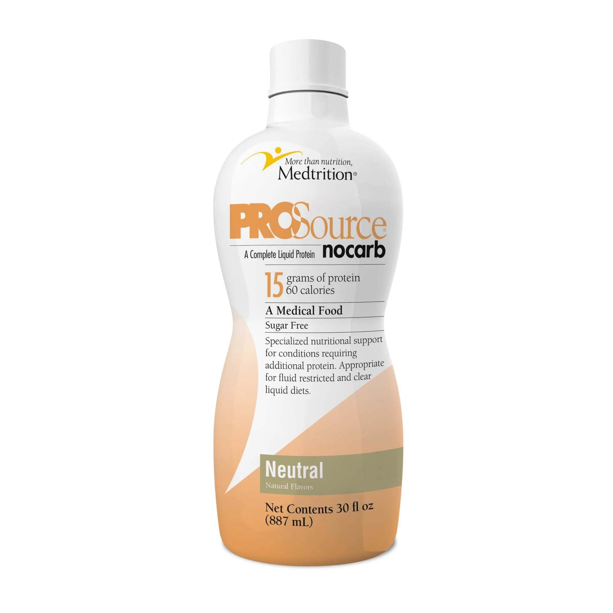 ProSource NoCarb Liquid Protein, Neutral Flavor, 30 oz, Dairy Free ...