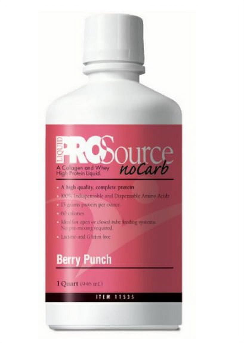 ProSource NoCarb Protein Supplement Berry Punch Flavor 32 oz. Bottle ...