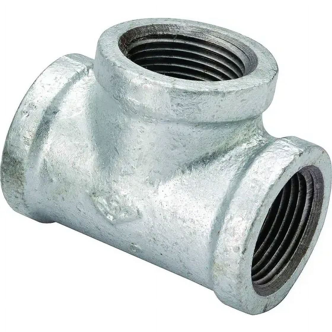 ProSource PPG130R-40X32 1-1/2 By 1-1/4 Inch Galvanized Reducing Tee, Each - Walmart.com
