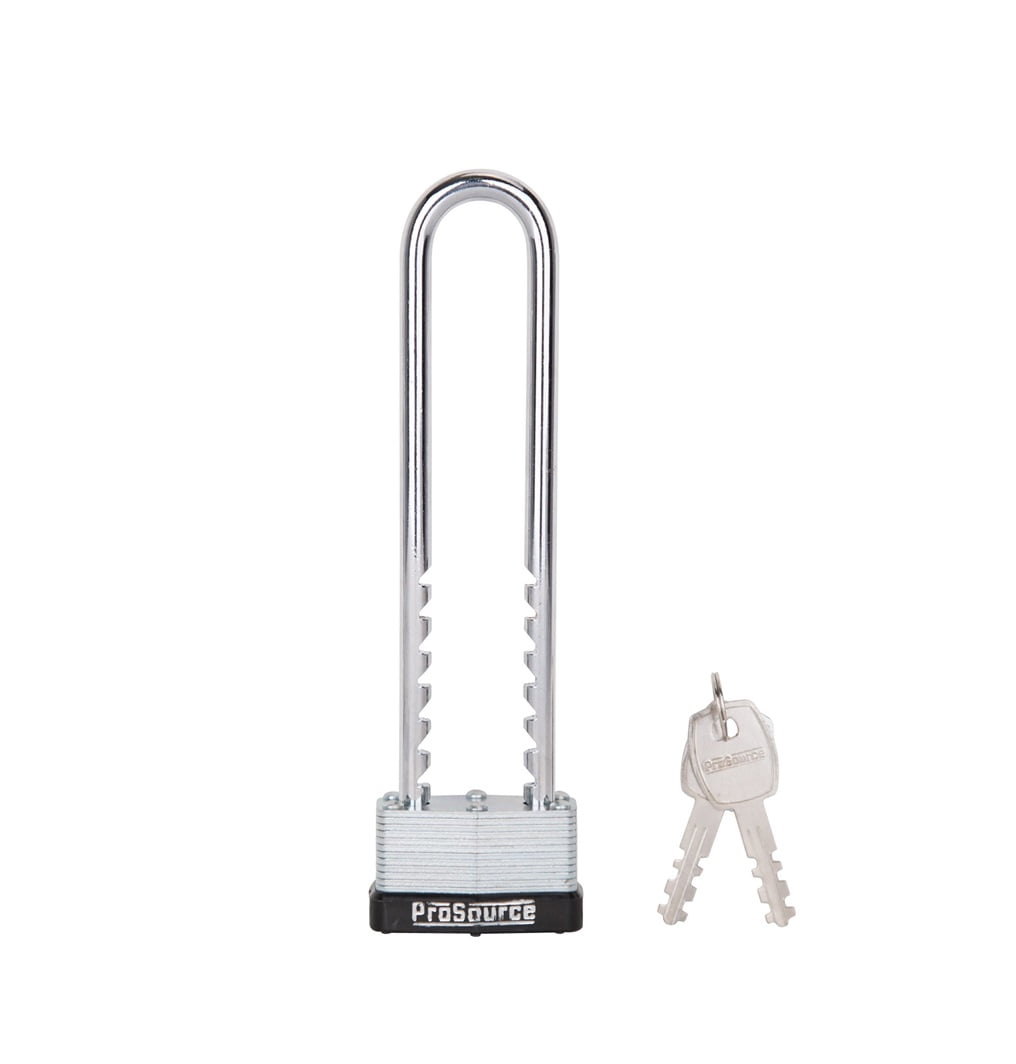 ProSource Padlock, Keyed Alike Key, Adjustable Shackle, 1/4 (7) in (mm ...