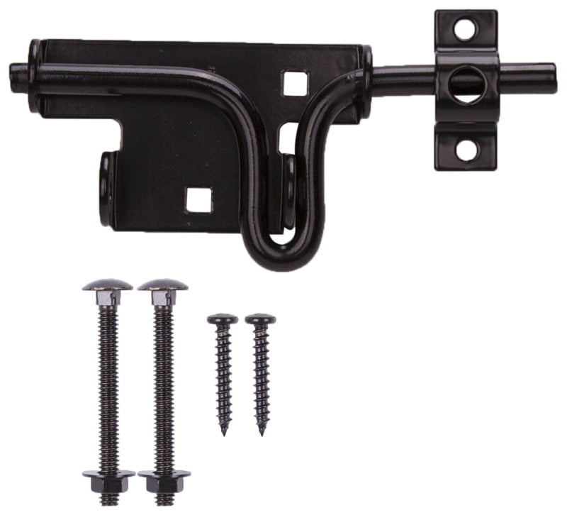 ProSource Padlockable Slide Bolt Gate Latch Steel Powder Coated ...